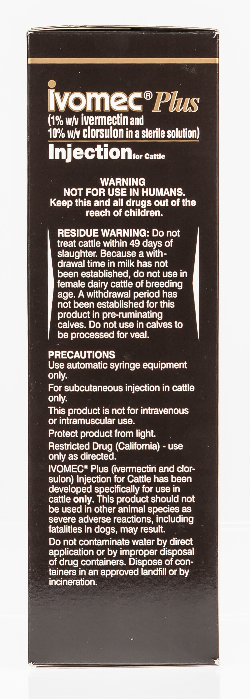 Ivomec® Plus Injection for Cattle | Santa Cruz Animal Health