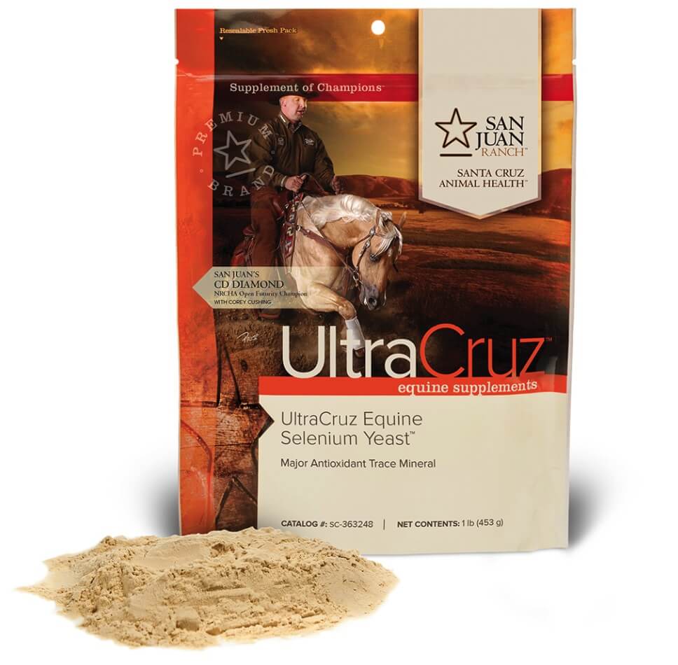 UltraCruz Equine Selenium Yeast Supplement for Horses, 1 lb, Powder ...