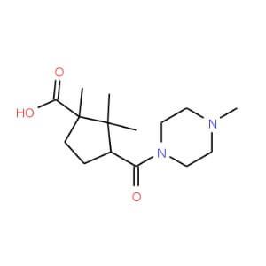 1,2,2-Trimethyl-3-(4-methyl-piperazine-1-carbonyl)-cyclopentanecarboxylic acid | SCBT - Santa ...