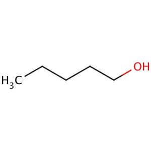1 Pentanol Structural Formula
