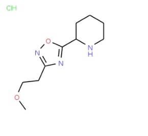 2-[3-(2-Methoxyethyl)-1,2,4-oxadiazol-5-yl]-piperidine hydrochloride | SCBT - Santa Cruz ...