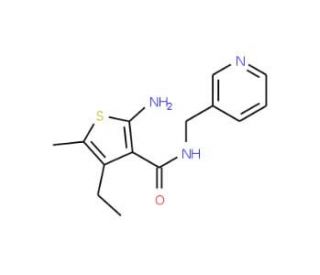 2-Amino-4-ethyl-5-methyl-N-(pyridin-3-ylmethyl)-thiophene-3-carboxamide | SCBT - Santa Cruz ...