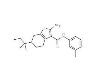 2-Amino-6-tert-pentyl-N-m-tolyl-4,5,6,7-tetrahydrobenzo[b]thiophene-3 ...
