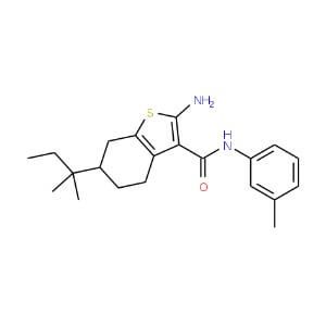 2-Amino-6-tert-pentyl-N-m-tolyl-4,5,6,7-tetrahydrobenzo[b]thiophene-3 ...