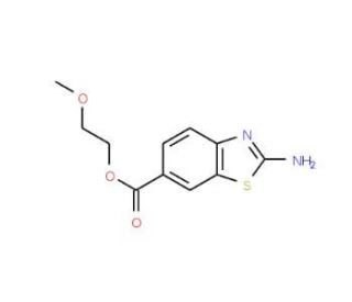 2-Amino-benzothiazole-6-carboxylic acid 2-methoxy-ethyl ester | CAS ...