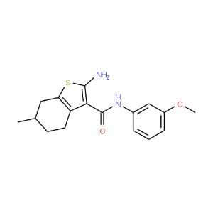 2-Amino-N-(3-methoxyphenyl)-6-methyl-4,5,6,7-tetrahydro-1-benzothiophene-3-carboxamide | SCBT ...