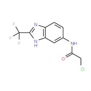 2-chloro-N-[2-(trifluoromethyl)-1H-1,3-benzodiazol-5-yl]acetamide ...