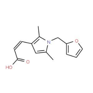 (2E)-3-[1-(2-furylmethyl)-2,5-dimethyl-1H-pyrrol-3-yl]acrylic acid ...