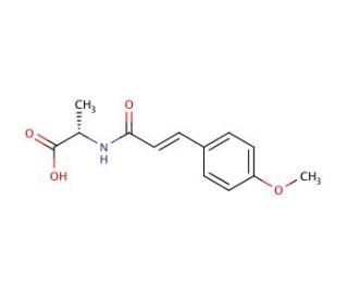 (2S)-2-{[(2E)-3-(4-methoxyphenyl)prop-2-enoyl]amino}propanoic acid | SCBT - Santa Cruz Biotechnology