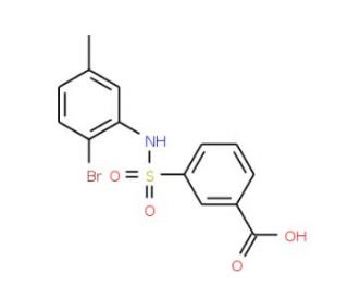 3-(2-Bromo-5-methyl-phenylsulfamoyl)-benzoic acid | SCBT - Santa Cruz Biotechnology
