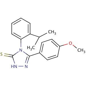 4-(2-Isopropyl-phenyl)-5-(4-methoxy-phenyl)-4H-[1,2,4]triazole-3-thiol ...