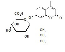 4-Methylumbelliferyl b-D-glucuronide trihydrate | CAS 199329-67-4 ...