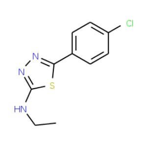 5-(4-Chlorophenyl)-N-ethyl-1,3,4-thiadiazol-2-amine | SCBT - Santa Cruz Biotechnology