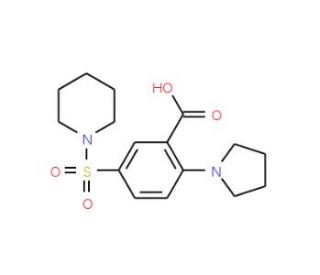 5-(piperidin-1-ylsulfonyl)-2-pyrrolidin-1-ylbenzoic acid | CAS 793727-47-6 | SCBT - Santa Cruz ...