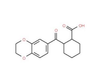 cis-2-(3,4-Ethylenedioxybenzoyl)cyclohexane-1-carboxylic acid: sc-326670...