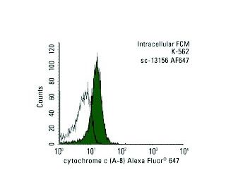 cytochrome c Antibody (A-8) - Flow Cytometry - Image 13172