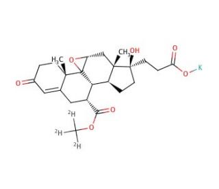 Eplerenone-methyl-d3 Hydroxyacid Potassium Salt - chemical structure image