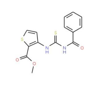 Methyl 3-{[(benzoylamino)carbothioyl]amino}-2-thiophenecarboxylate ...