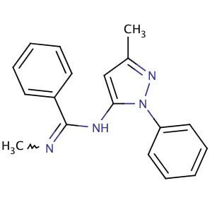N-methyl-N′-(3-methyl-1-phenyl-1H-pyrazol-5-yl)benzenecarboximidamide ...