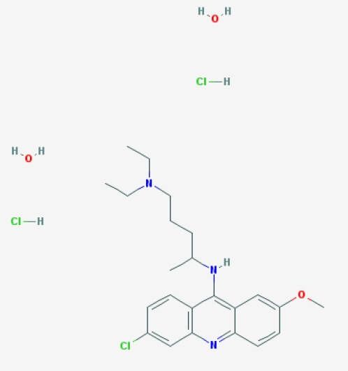 Quinacrine Dihydrochloride Dihydrate | CAS 6151-30-0 | SCBT - Santa ...