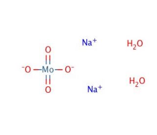 Sodium molybdate dihydrate (CAS 10102-40-6) - chemical structure image