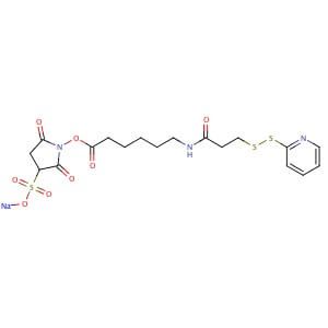Sulfo-N-succinimidyl 6-[3-(2-Pyridyldithio)propionamido] Hexanoate, Sodium Salt | CAS 169751-10 ...