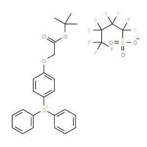 tert-Butyl 2-[4-(diphenylsulphonium)phenoxy]acetate, nonaflate salt ...